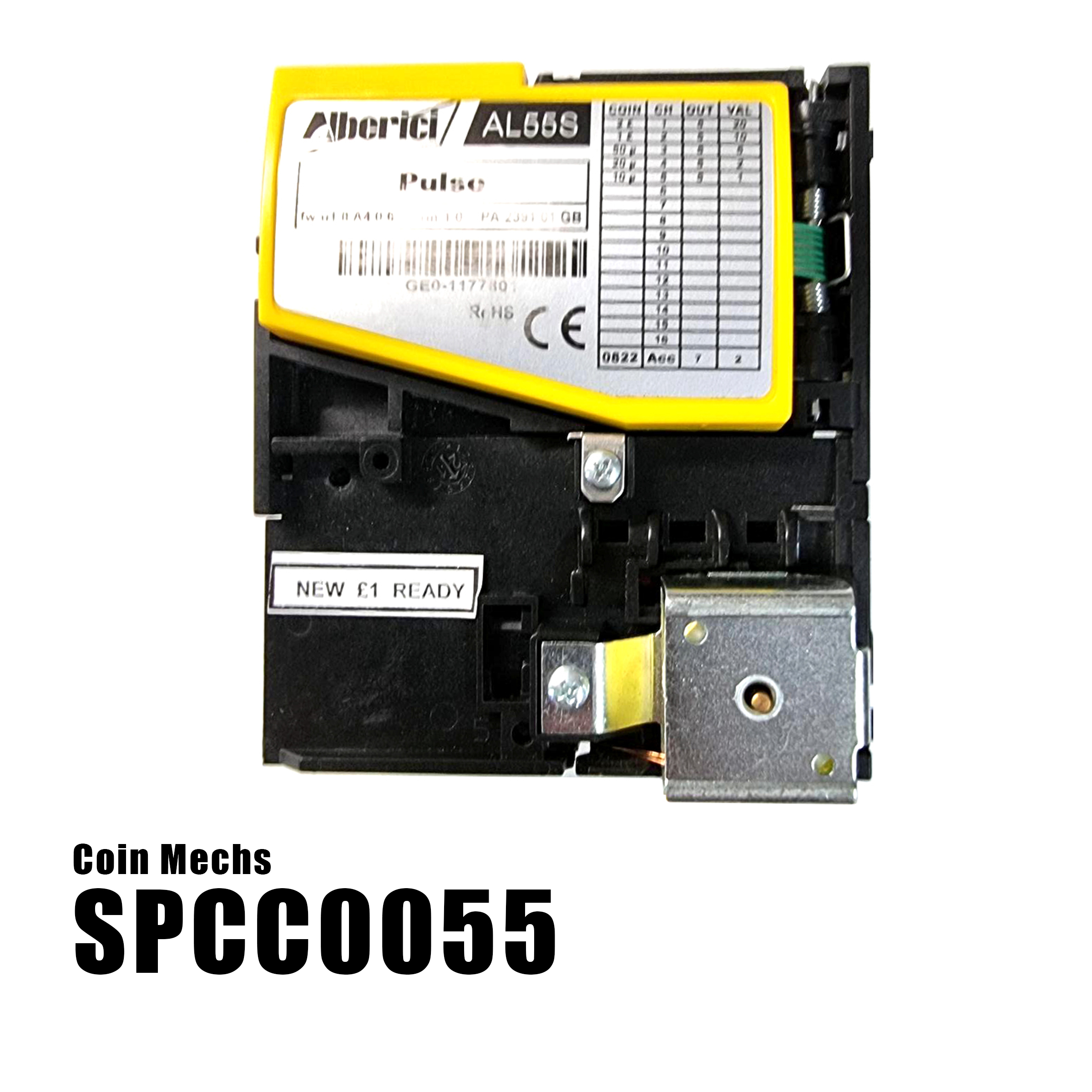 Alberici, AL55, Coin, Mech, Front Entry,Front Reject