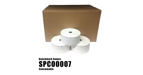 Thermal Paper - Box of 24 Rolls for Ticket Station